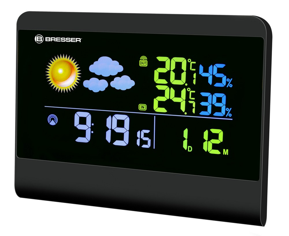 Bresser TemeoTrend Colour RC Weather Station, black – купить оптом в ...